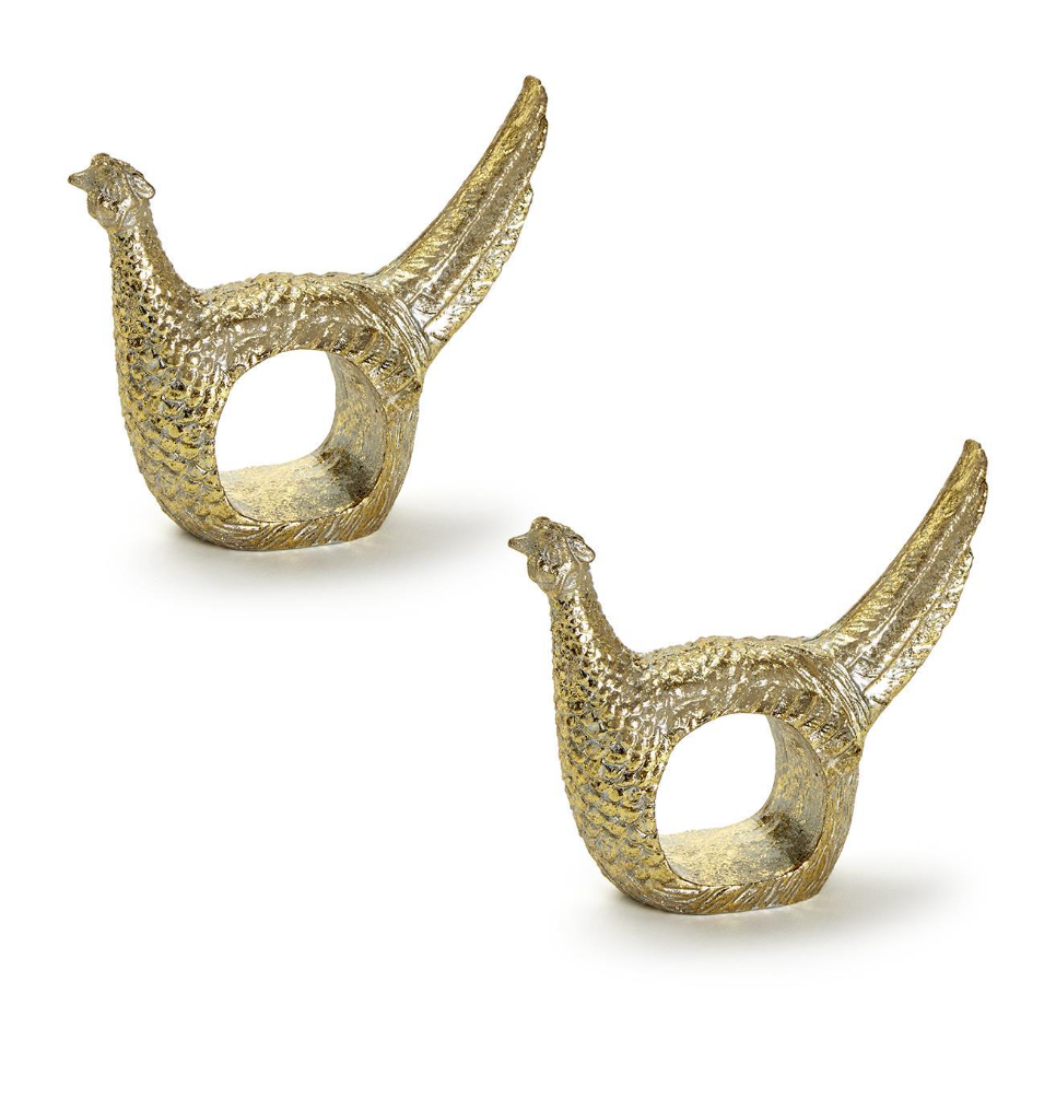 Golden Pheasant Napkin Ring – Painted Swan